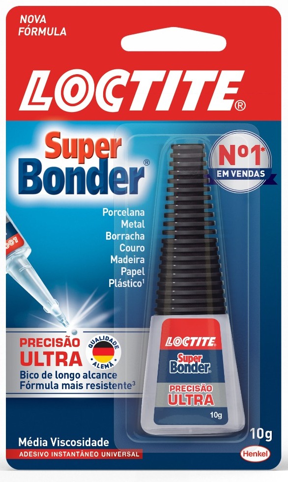 Cola Instantânea Super Bonder Ultra Precisão - Loctite | Minas Couros